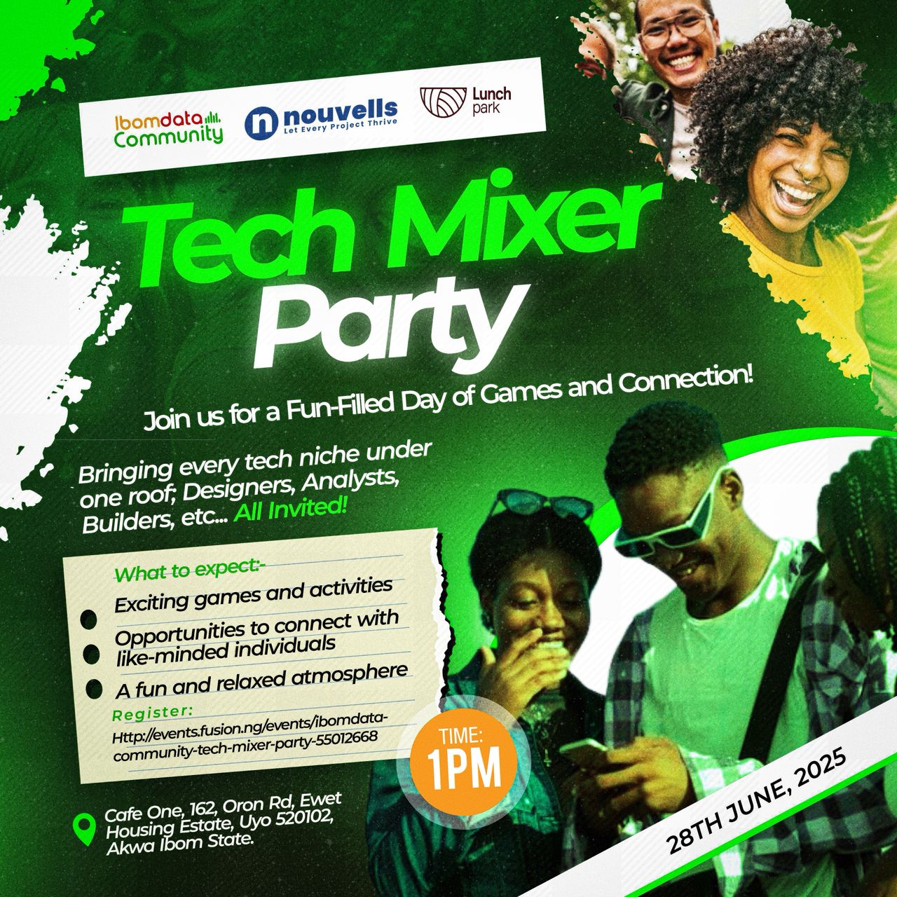 Tech Mixer Specials Meals - Pre-Order in Uyo for June 28 Party | Lunchpark